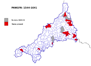 Some Cornish surnames with single points of origin – Cornish studies ...